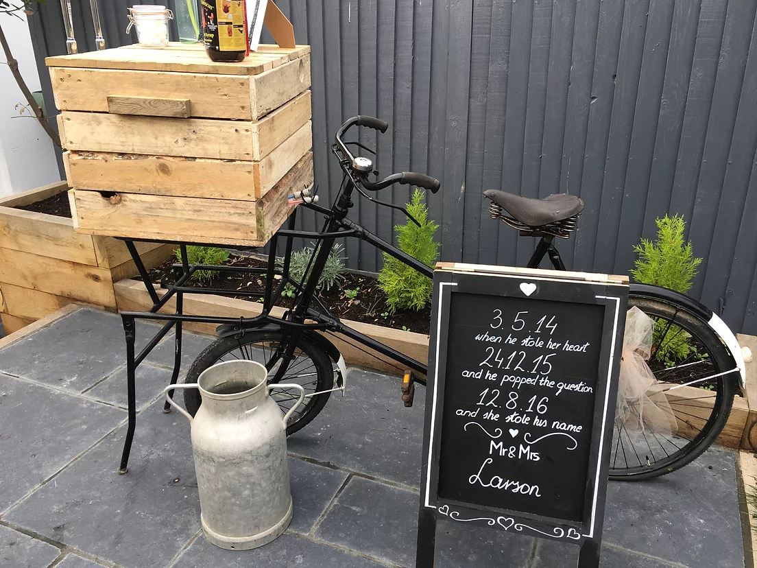 Home - Prosecco and Pimms cocktail bike